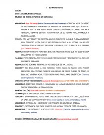 Centrar Lima Autonomía libreto del mago de oz creciendo Frente Mathis