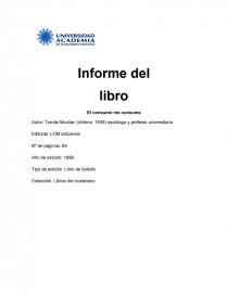 Complicado Peave puerta informe del libro Certificado infancia visión