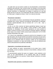 Informe De Diagnostico De Primer Grado De Primaria